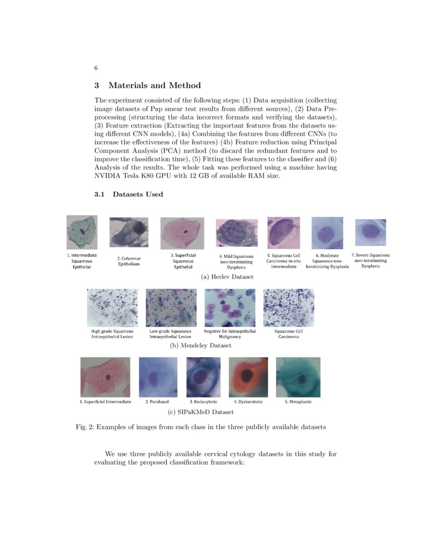 Cervical Cytology Classification Using PCA GWO Enhanced Deep Features ...