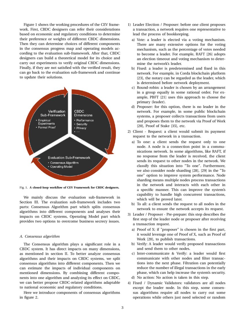 CEV Framework: A Central Bank Digital Currency Evaluation and ...
