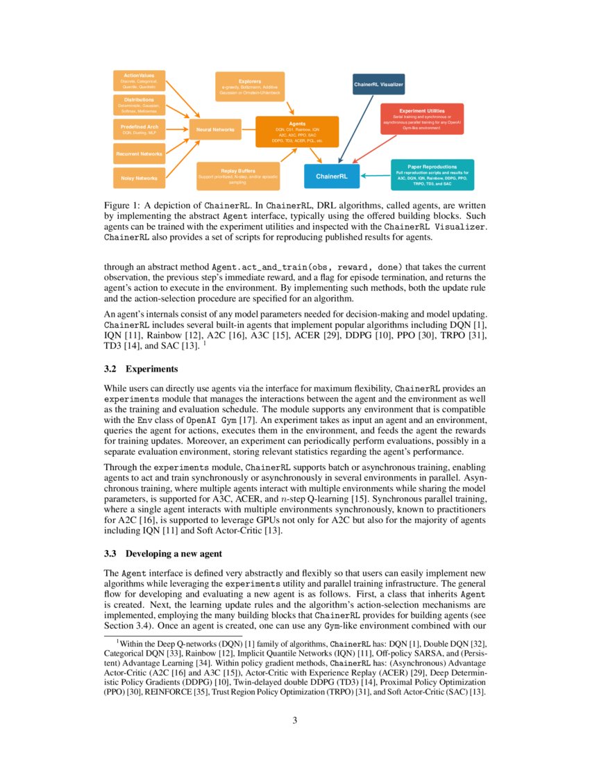 ChainerRL: A Deep Reinforcement Learning Library | DeepAI