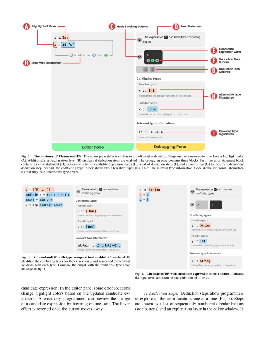 ChameleonIDE: Untangling Type Errors Through Interactive Visualization and Exploration | DeepAI