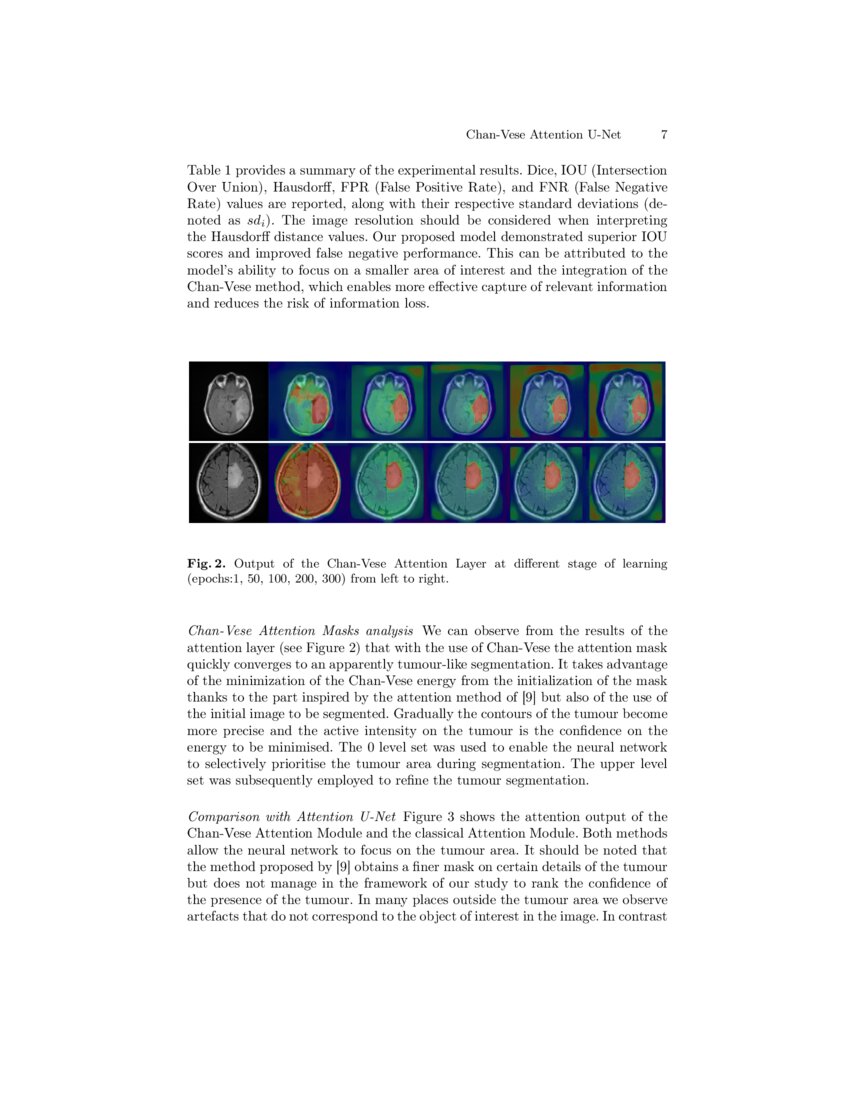 Chan-Vese Attention U-Net: An attention mechanism for robust segmentation | DeepAI
