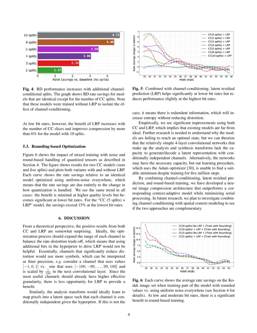 Channel-wise Autoregressive Entropy Models for Learned Image Compression | DeepAI