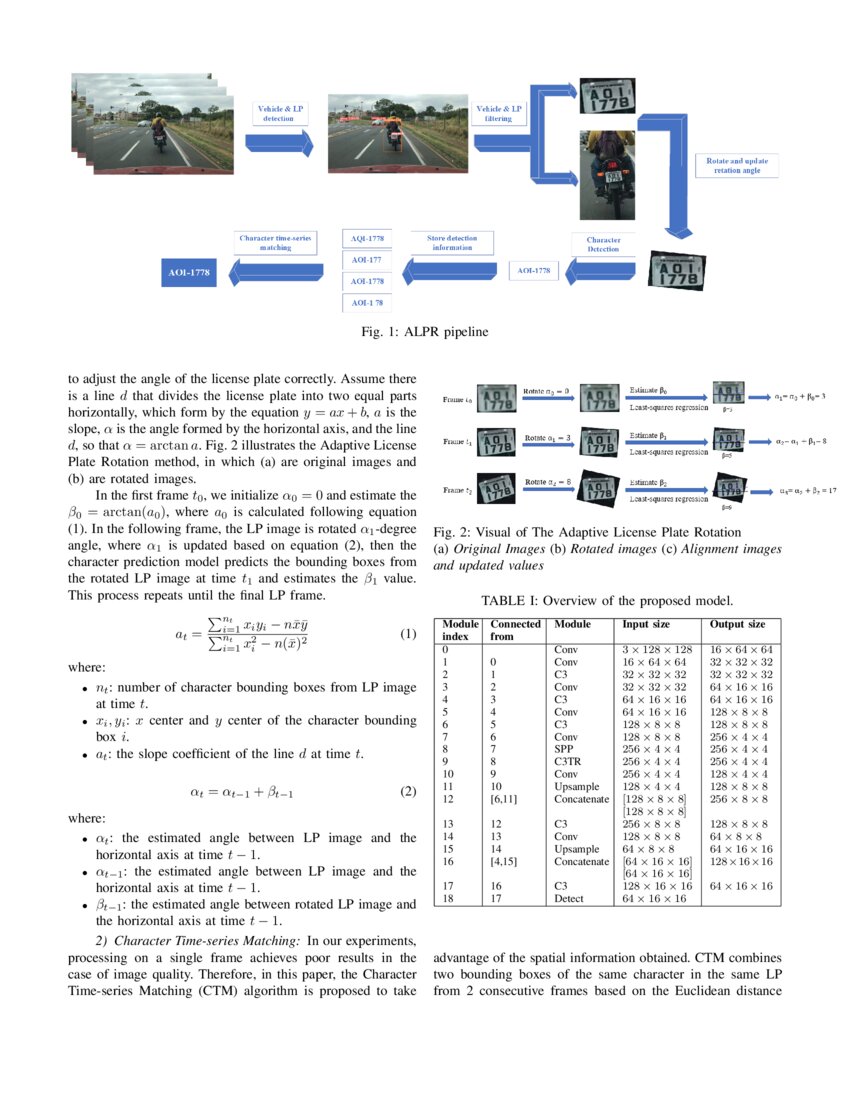 Character Time-series Matching For Robust License Plate Recognition ... Character Time-series Matching For Robust License Plate Recognition ...