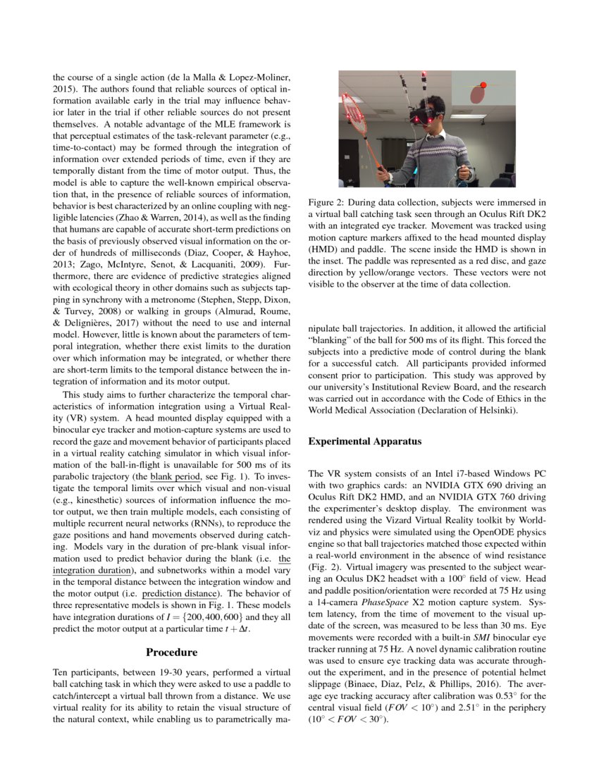 Characterizing The Temporal Dynamics Of Information In Visually Guided