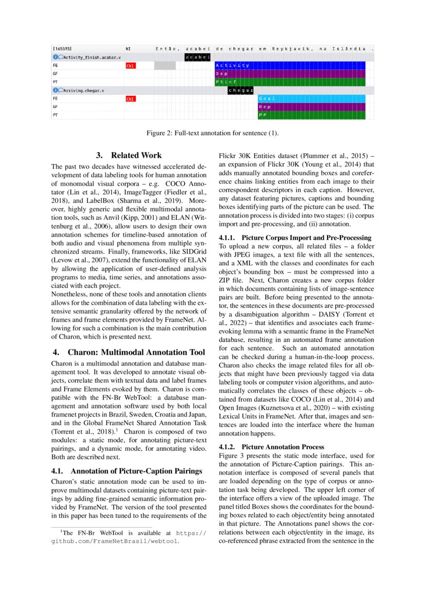 Charon: a FrameNet Annotation Tool for Multimodal Corpora | DeepAI
