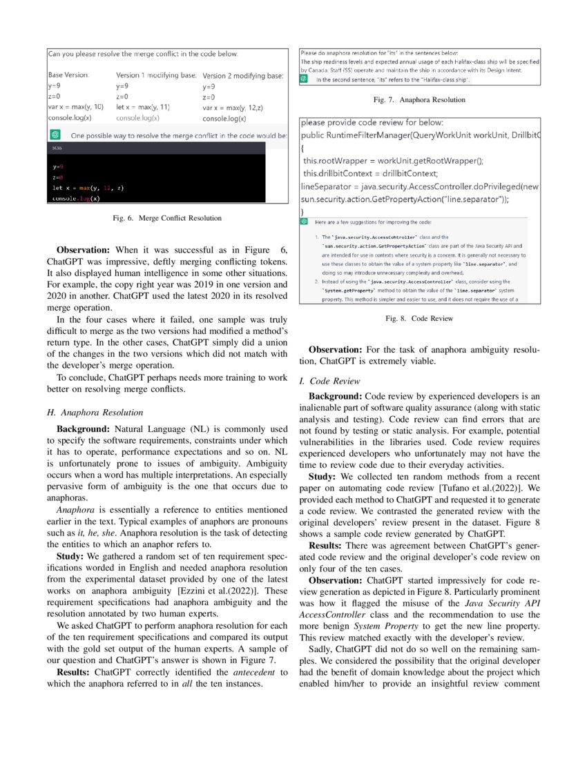 ChatGPT: A Study on its Utility for Ubiquitous Software Engineering Tasks | DeepAI