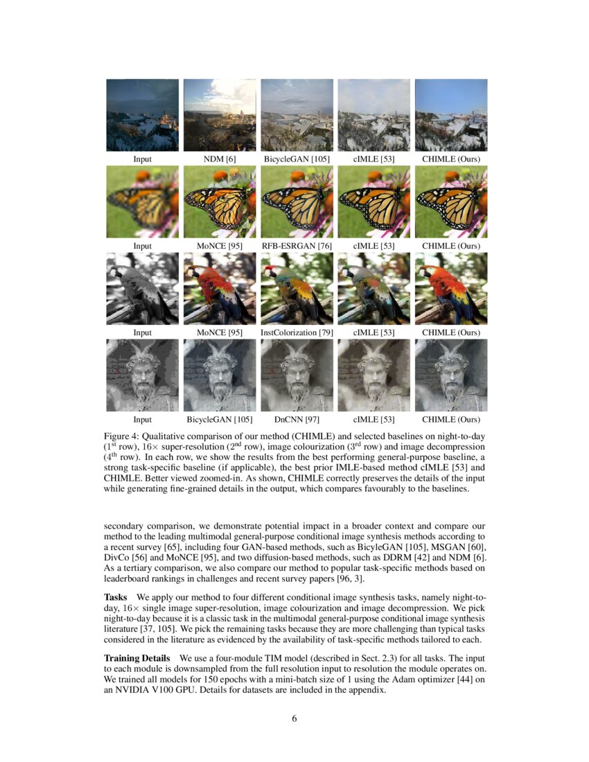 CHIMLE: Conditional Hierarchical IMLE for Multimodal Conditional Image Synthesis | DeepAI