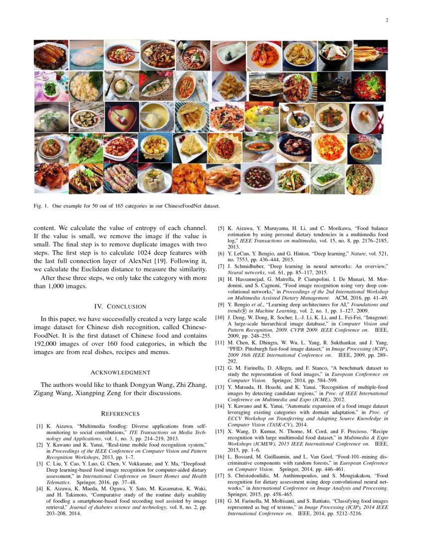 ChineseFoodNet: A large-scale Image Dataset for Chinese Food ...