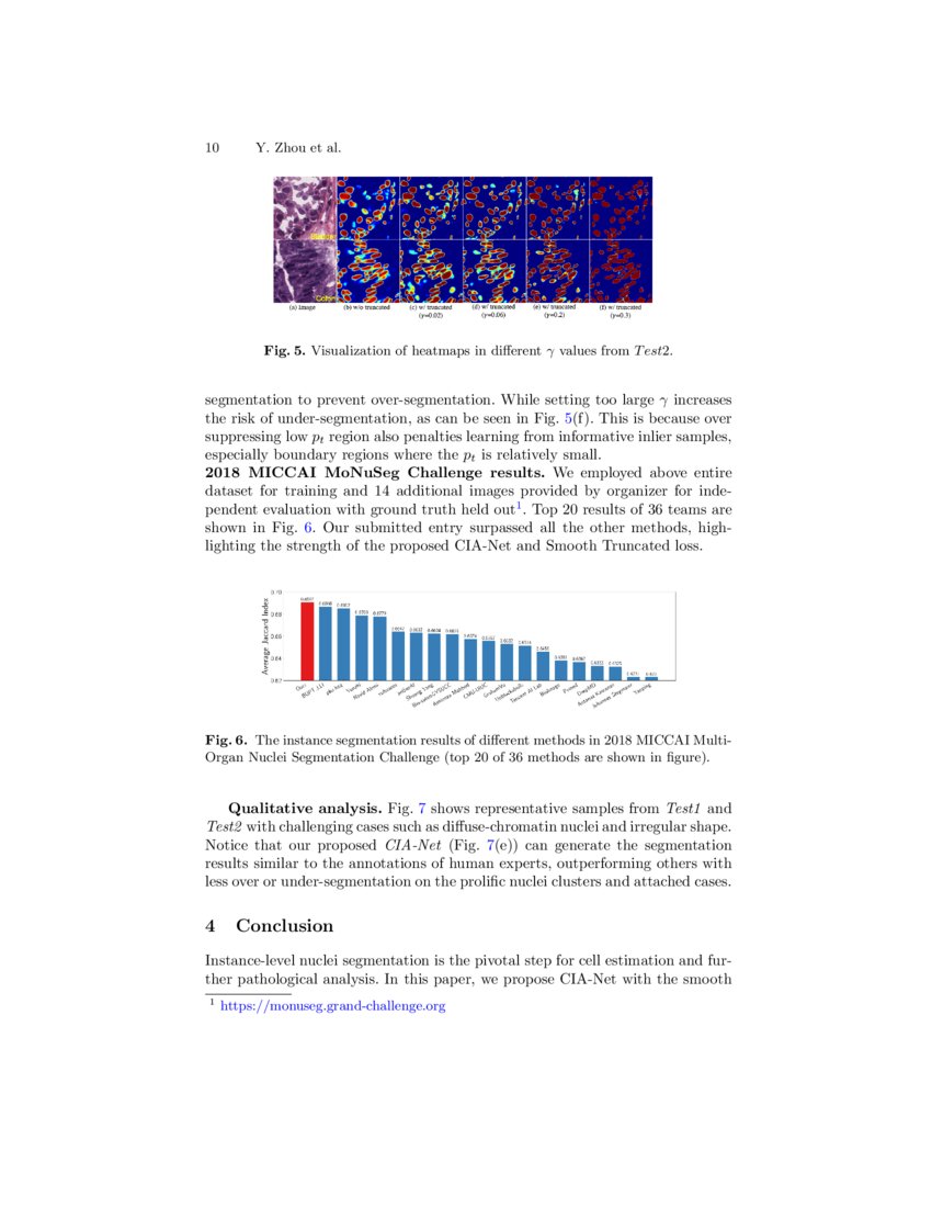 Cia Net Robust Nuclei Instance Segmentation With Contour Aware