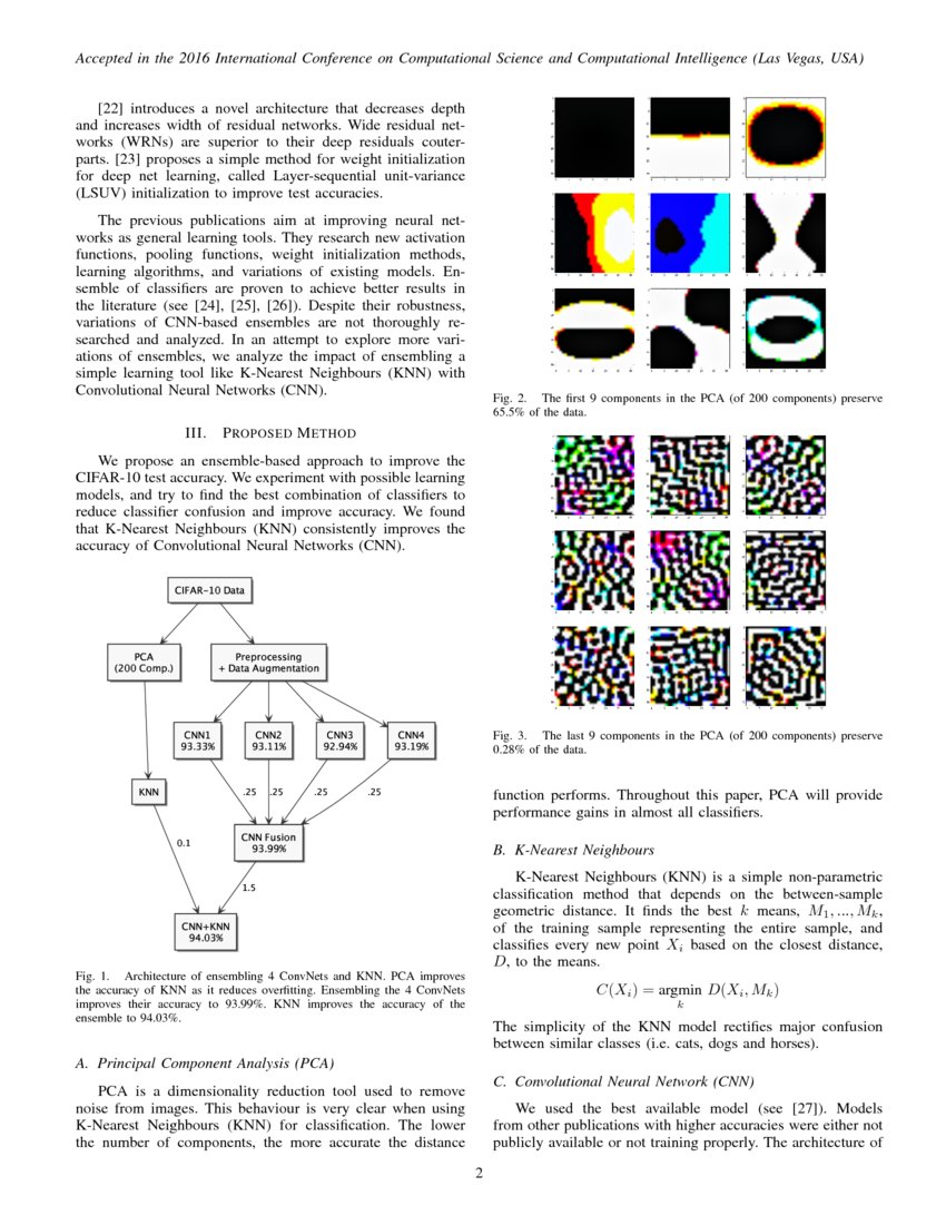 Cifar 10 Knn Based Ensemble Of Classifiers Deepai