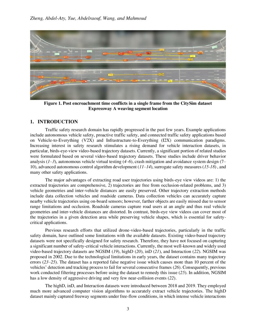 Citysim A Drone Based Vehicle Trajectory Dataset For Safety Oriented Research And Digital Twins