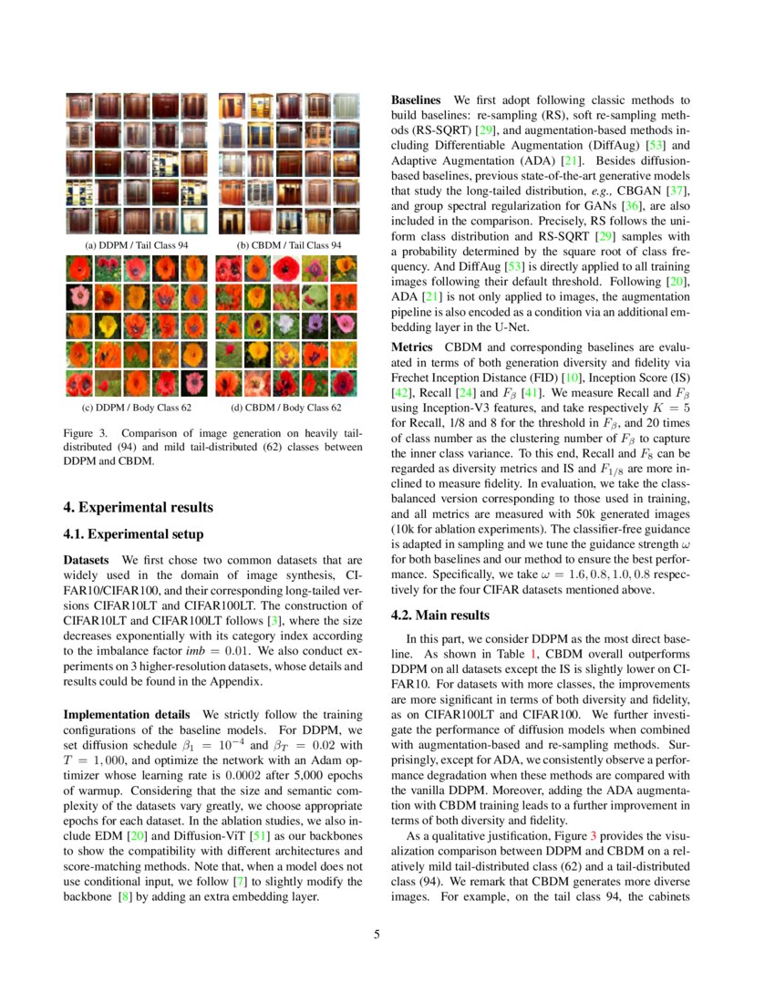 Class Balancing Diffusion Models Deepai