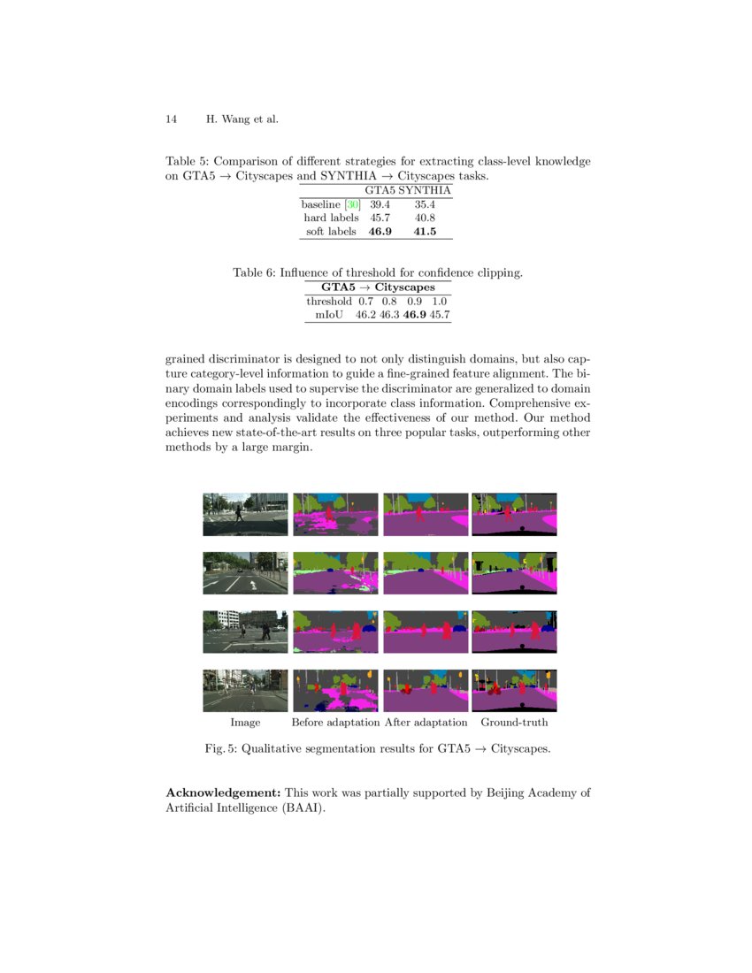Classes Matter A Fine Grained Adversarial Approach To Cross Domain Semantic Segmentation Deepai