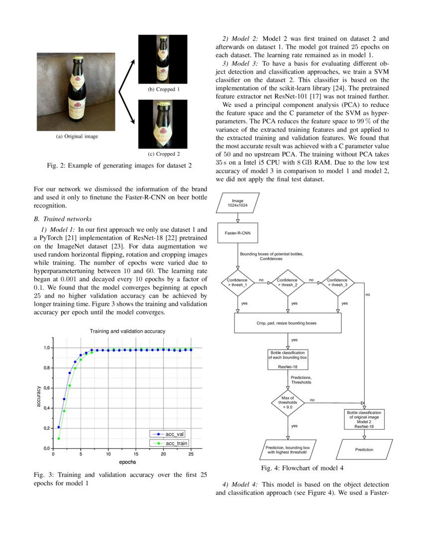 Classification of Beer Bottles using Object Detection and Transfer Learning | DeepAI