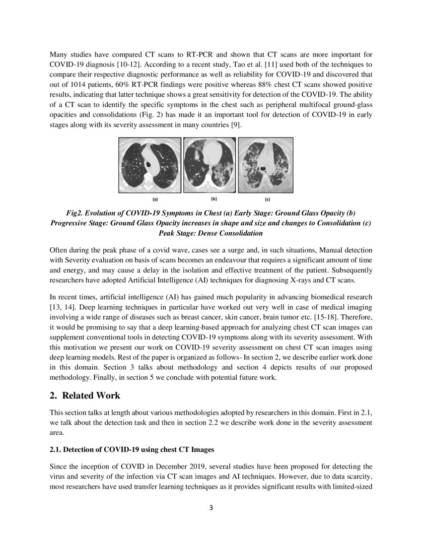 Classification of COVID-19 Patients with their Severity Level from ...
