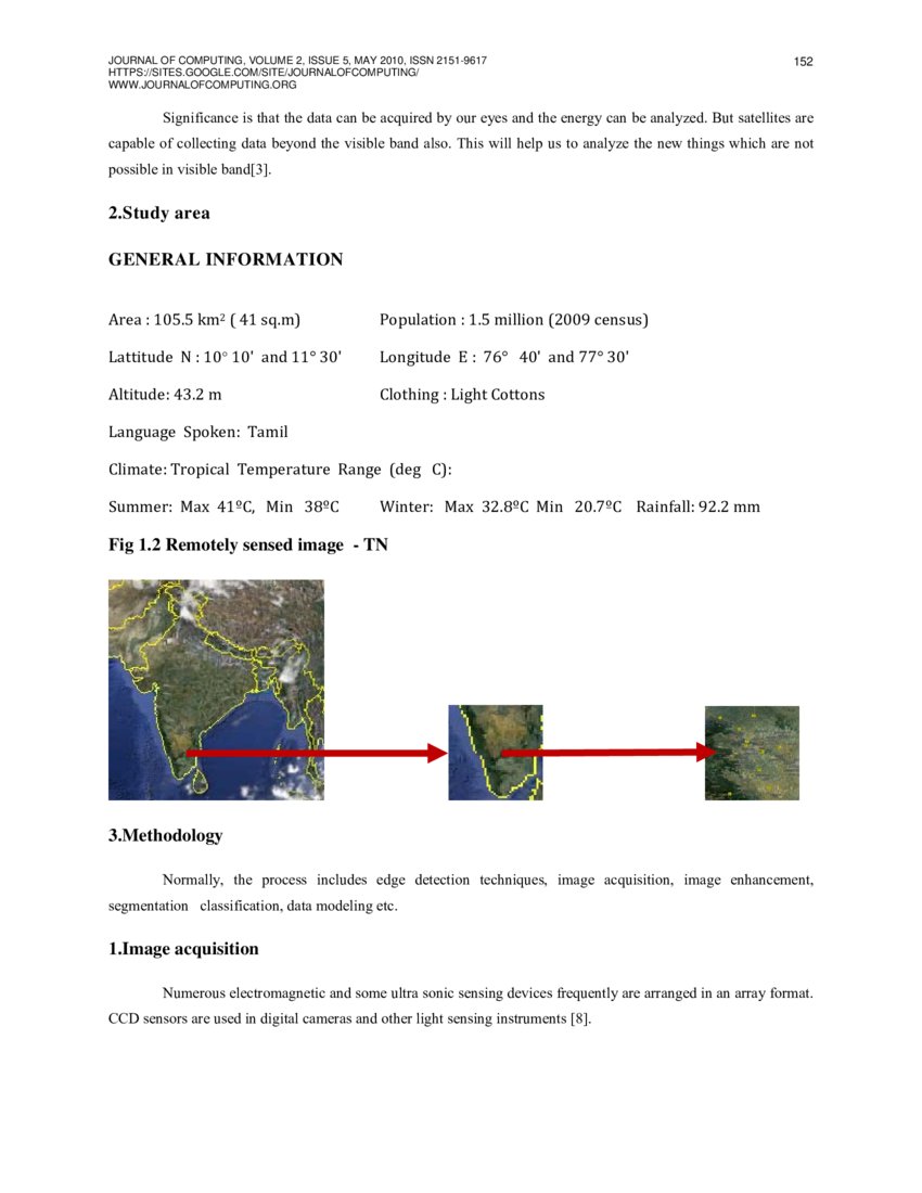 Classification of LULC Change Detection using Remotely Sensed Data for Coimbatore City ...