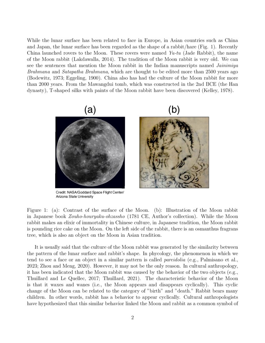 Classification of the lunar surface pattern by AI architectures: Does AI see a rabbit in the ...