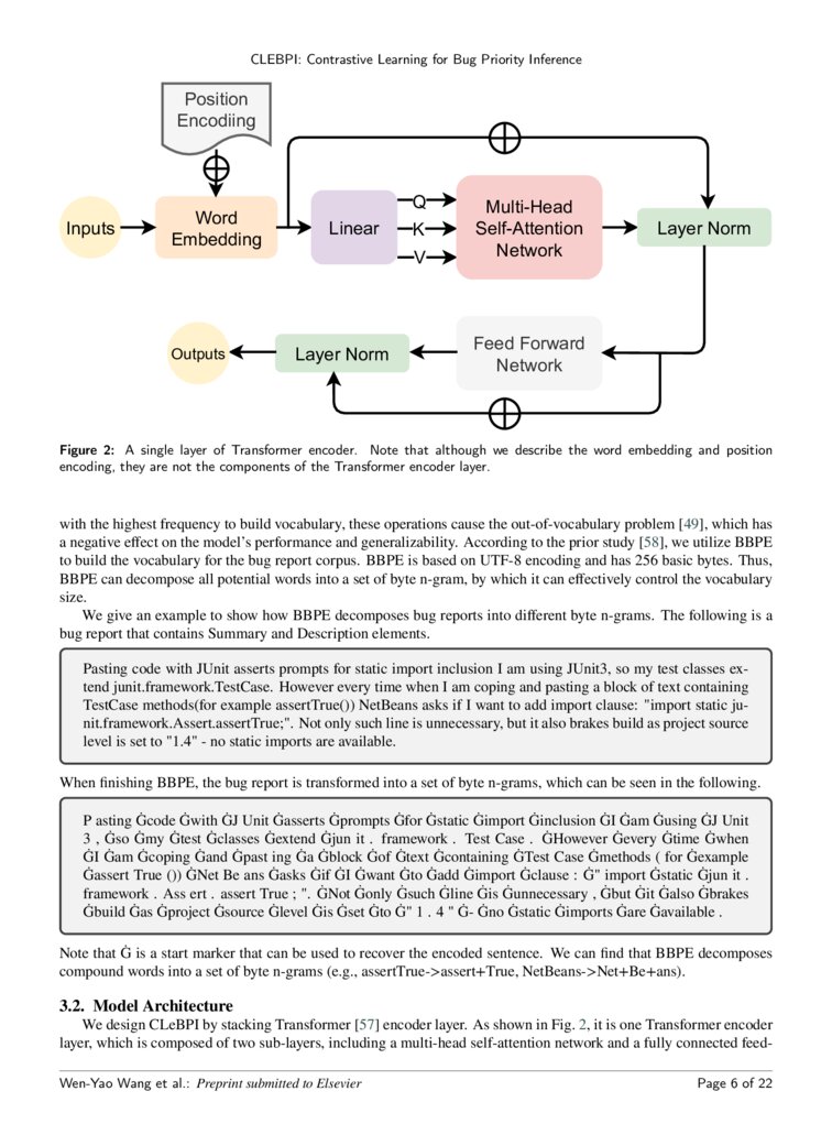 CLeBPI: Contrastive Learning for Bug Priority Inference | DeepAI