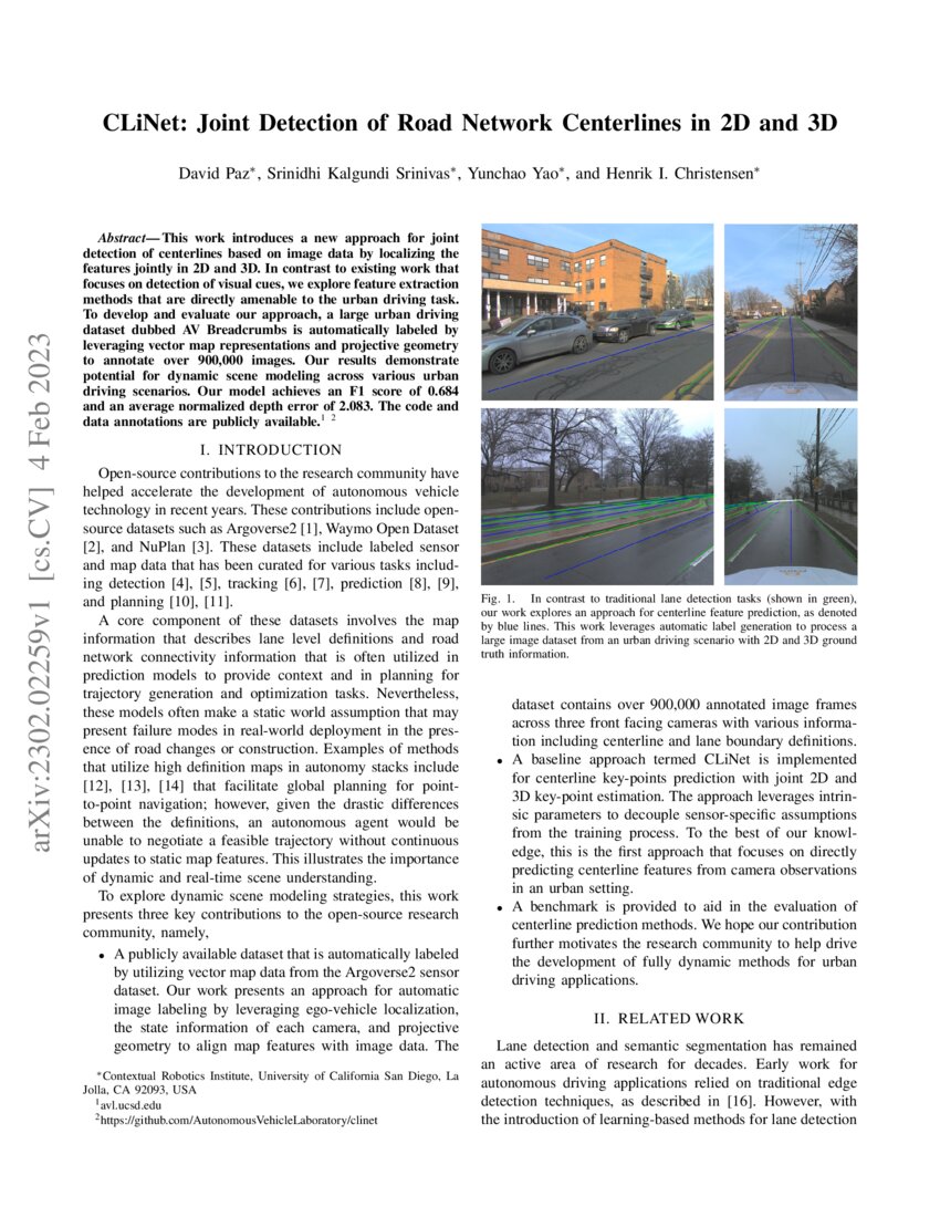 Clinet Joint Detection Of Road Network Centerlines In 2d And 3d Deepai