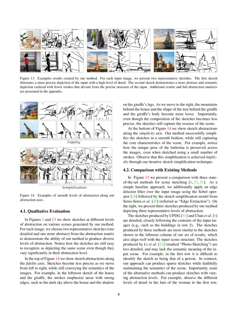 CLIPascene: Scene Sketching with Different Types and Levels of Abstraction | DeepAI