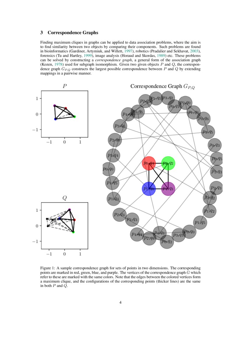 Cliquematch Finding Correspondence Via Cliques In Large Graphs Deepai
