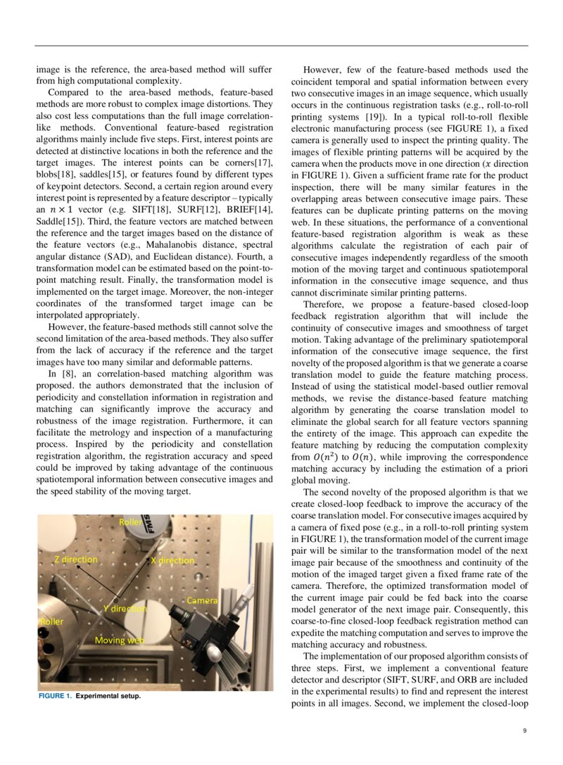 Closed-loop Feedback Registration for Consecutive Images of Moving Flexible Targets | DeepAI