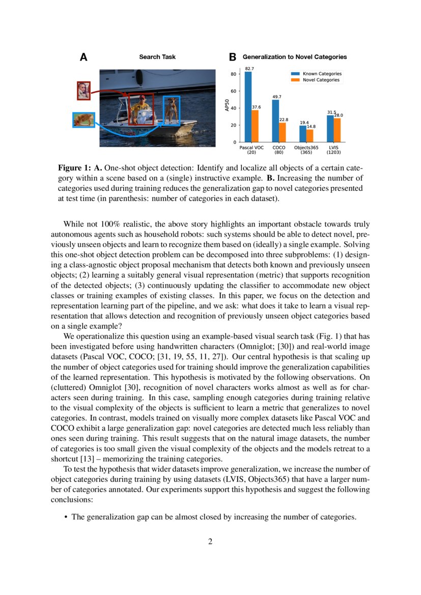 Closing The Generalization Gap In One Shot Object Detection Deepai