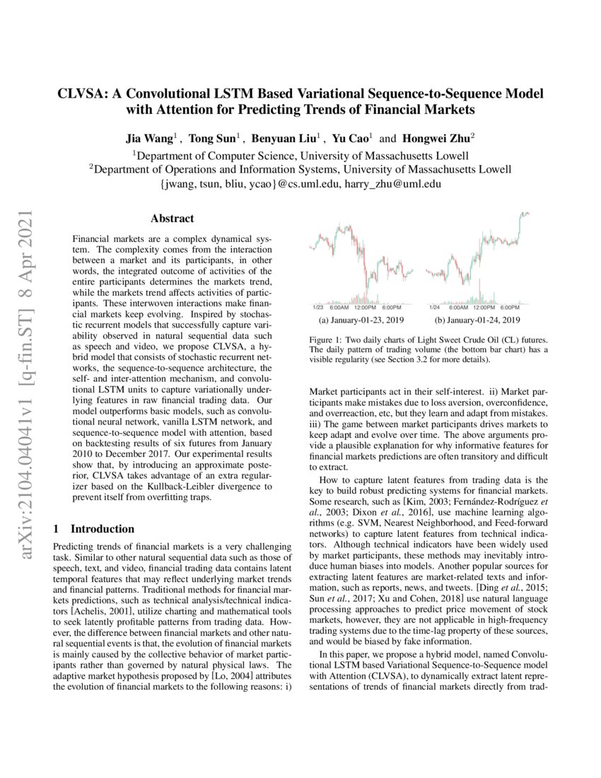 CLVSA: A Convolutional LSTM Based Variational Sequence-to-Sequence Model with Attention for ...