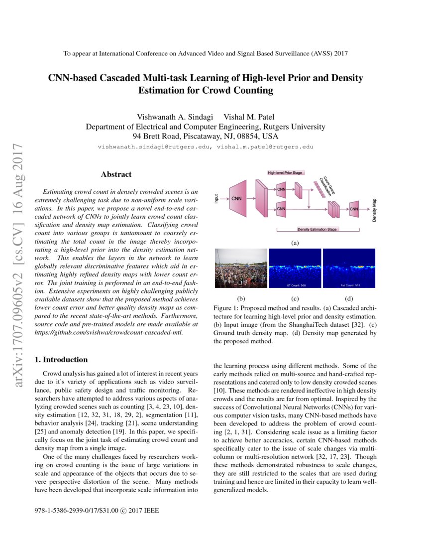 CNN-based Cascaded Multi-task Learning of High-level Prior and Density ...