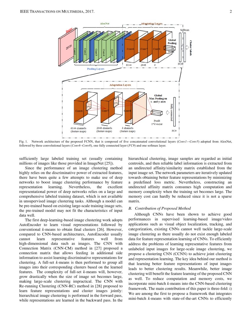 Cnn Based Joint Clustering And Representation Learning With Feature Drift Compensation For Large