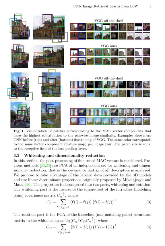 CNN Image Retrieval Learns from BoW: Unsupervised Fine-Tuning with Hard Examples | DeepAI