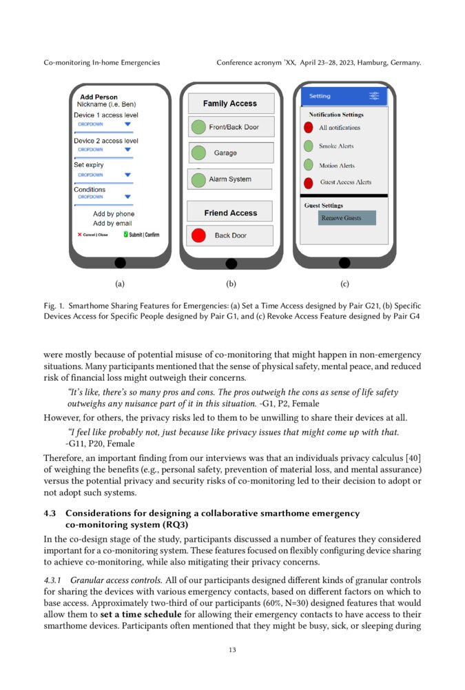 Co-designing Community-based Sharing of Smarthome Devices for the Purpose of Co-monitoring In ...