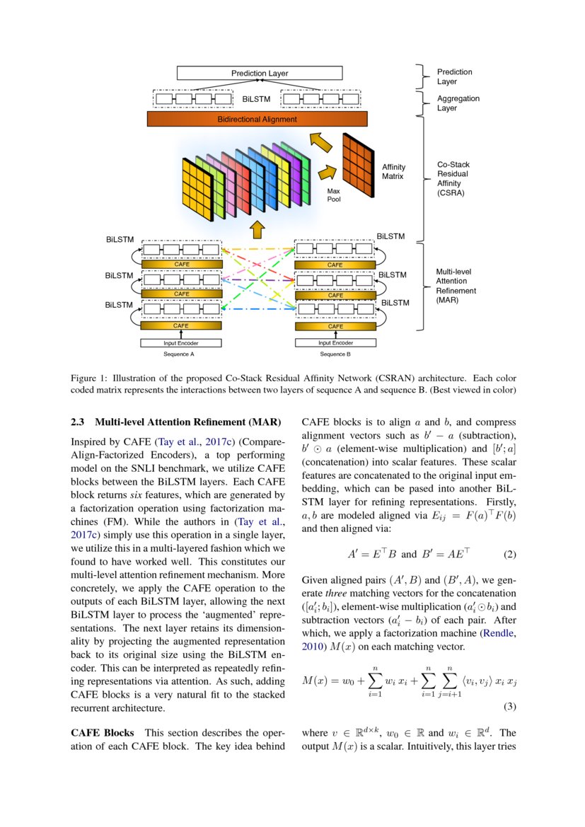 Co-Stack Residual Affinity Networks with Multi-level Attention ...
