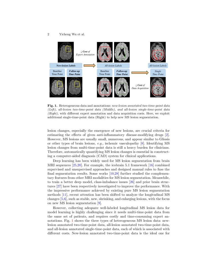 CoactSeg: Learning from Heterogeneous Data for New Multiple Sclerosis Lesion Segmentation | DeepAI