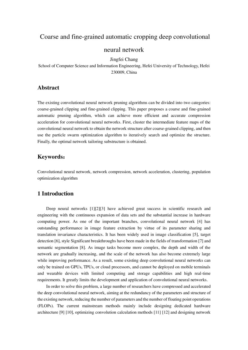 Coarse And Fine Grained Automatic Cropping Deep Convolutional Neural Network Deepai