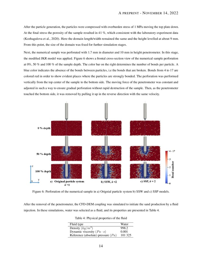 Coarse-graining of CFD-DEM for simulation of sand production in the ...