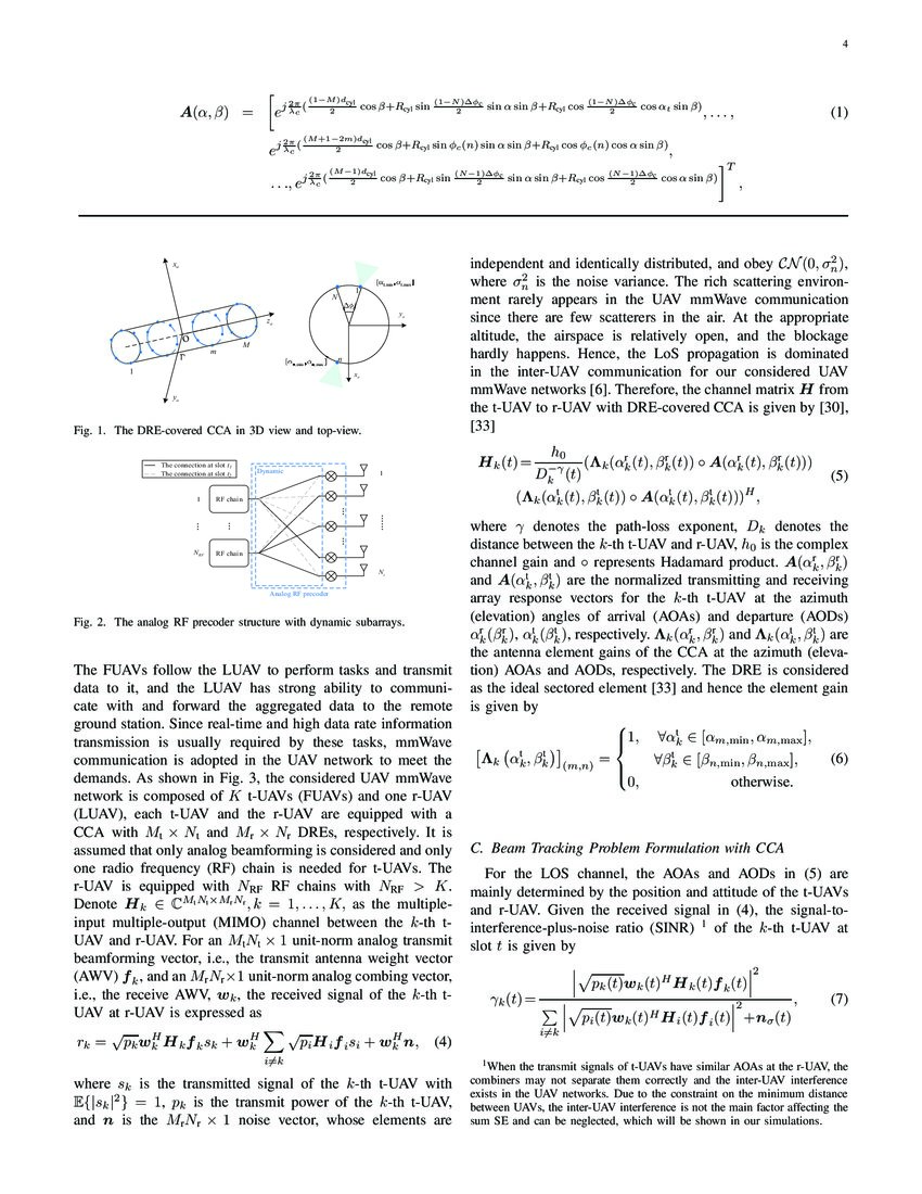 Codebook Based Beam Tracking For Conformal Arrayenabled Uav Mmwave Networks Deepai 