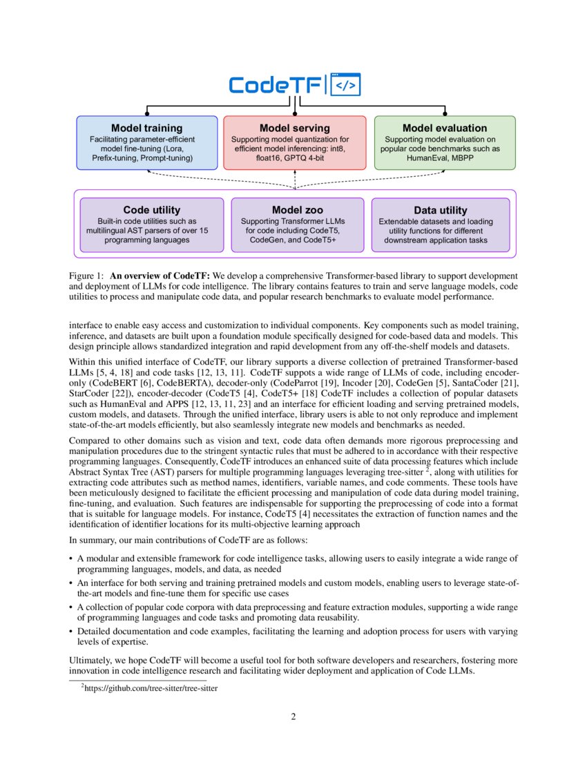 Codetf One Stop Transformer Library For State Of The Art Code Llm Deepai 2476