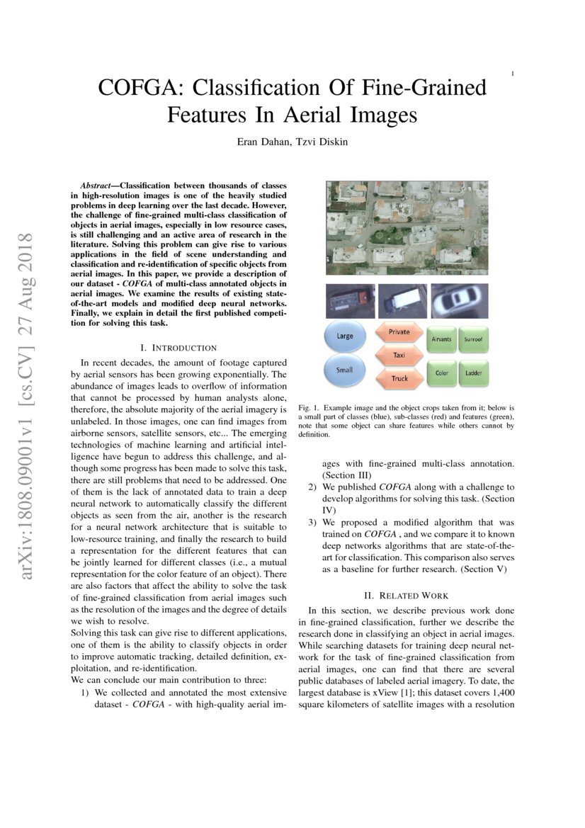 COFGA: Classification Of Fine-Grained Features In Aerial Images | DeepAI
