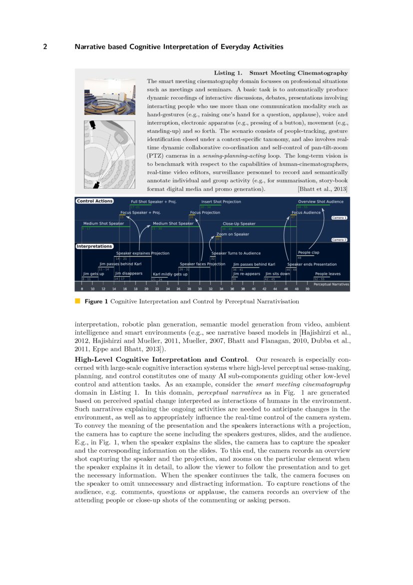 Cognitive Interpretation of Everyday Activities: Toward Perceptual ...