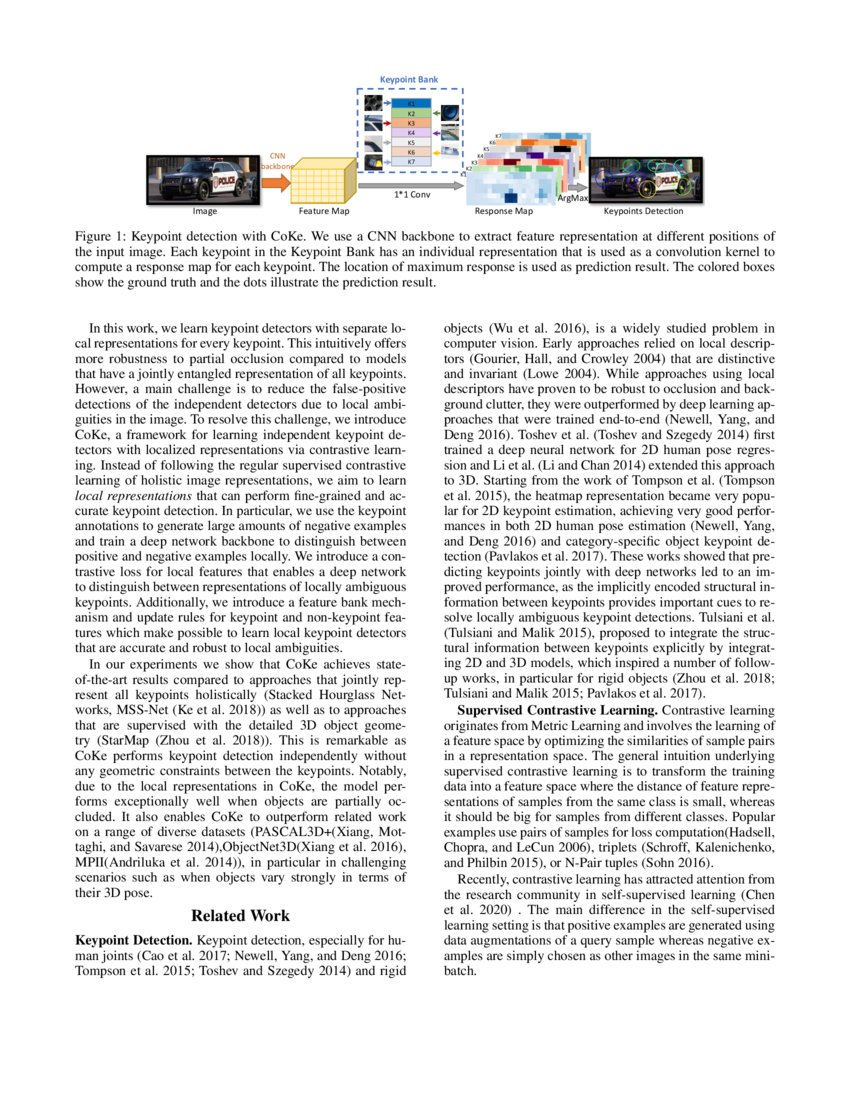 Coke Localized Contrastive Learning For Robust Keypoint Detection Deepai