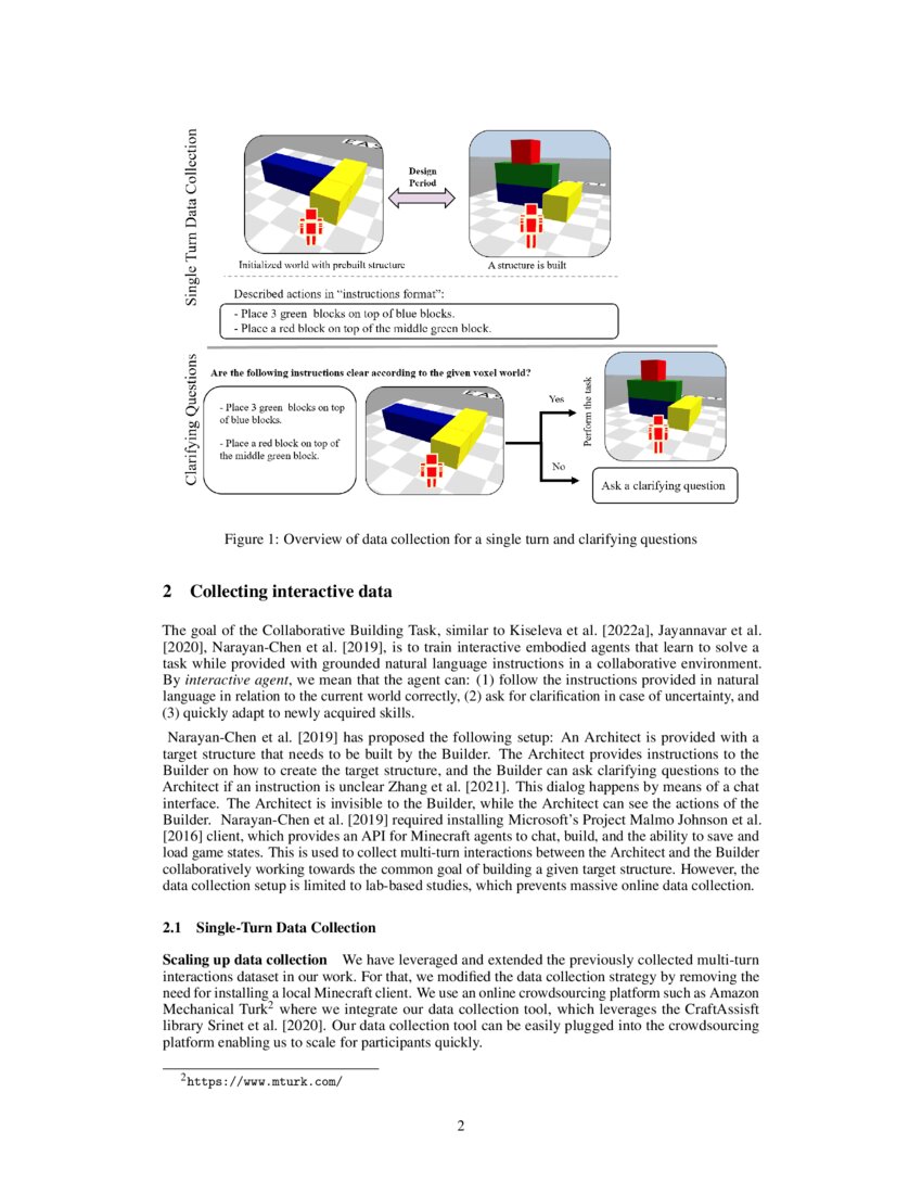 Collecting Interactive Multi-modal Datasets for Grounded Language ... Collecting Interactive Multi-modal Datasets for Grounded Language ...