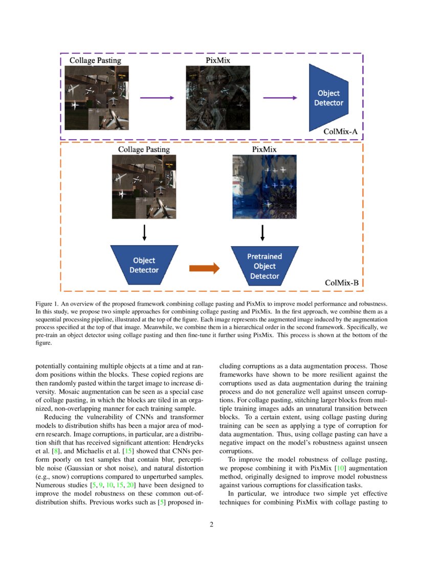 Colmix A Simple Data Augmentation Framework To Improve Object Detector Performance And