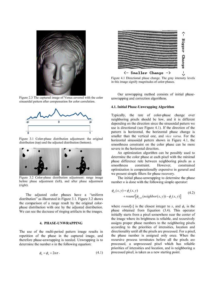 Color-Phase Analysis for Sinusoidal Structured Light in Rapid Range ...