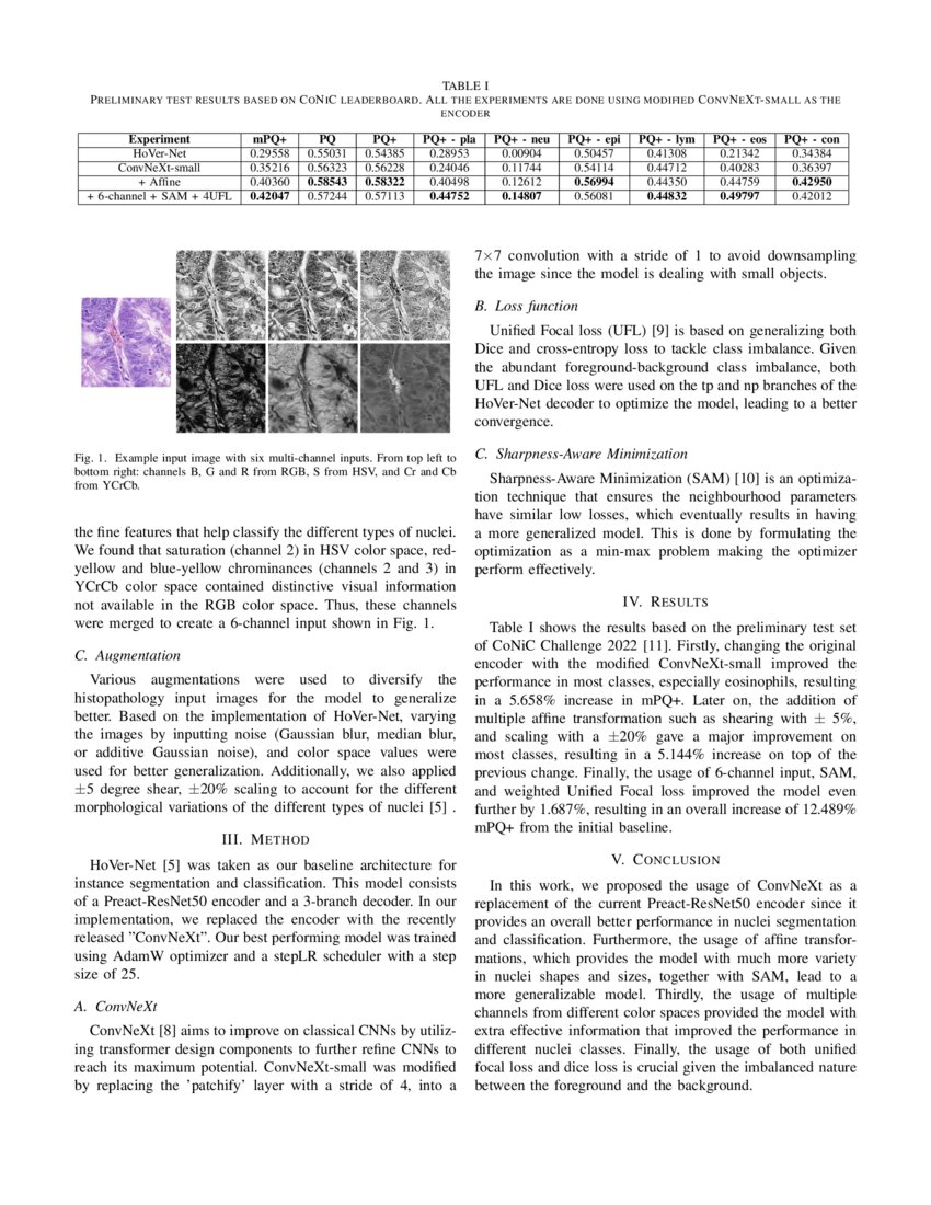 Color Space Based Hover Net For Nuclei Instance Segmentation And Classification Deepai
