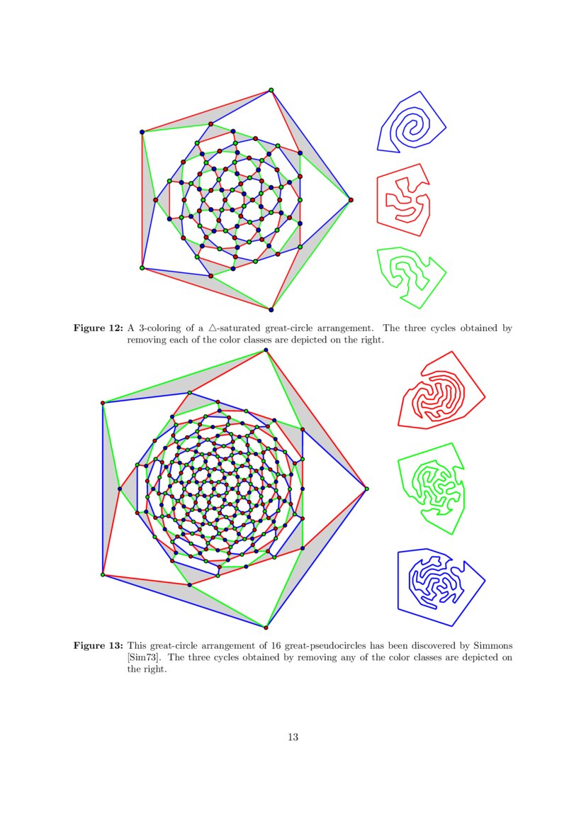 Coloring circle arrangements: New 4-chromatic planar graphs | DeepAI