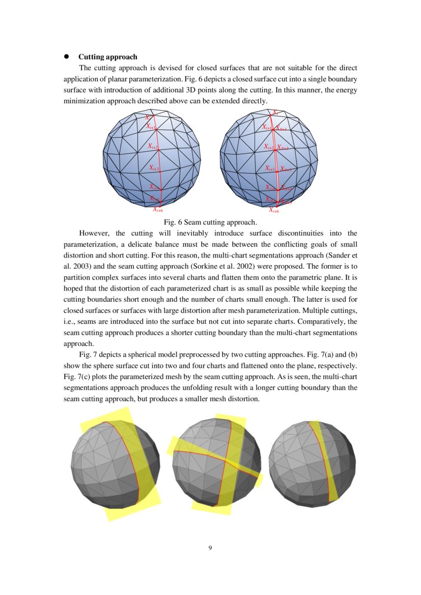 Combined parameterization of material distribution and surface mesh for stiffener layout ...