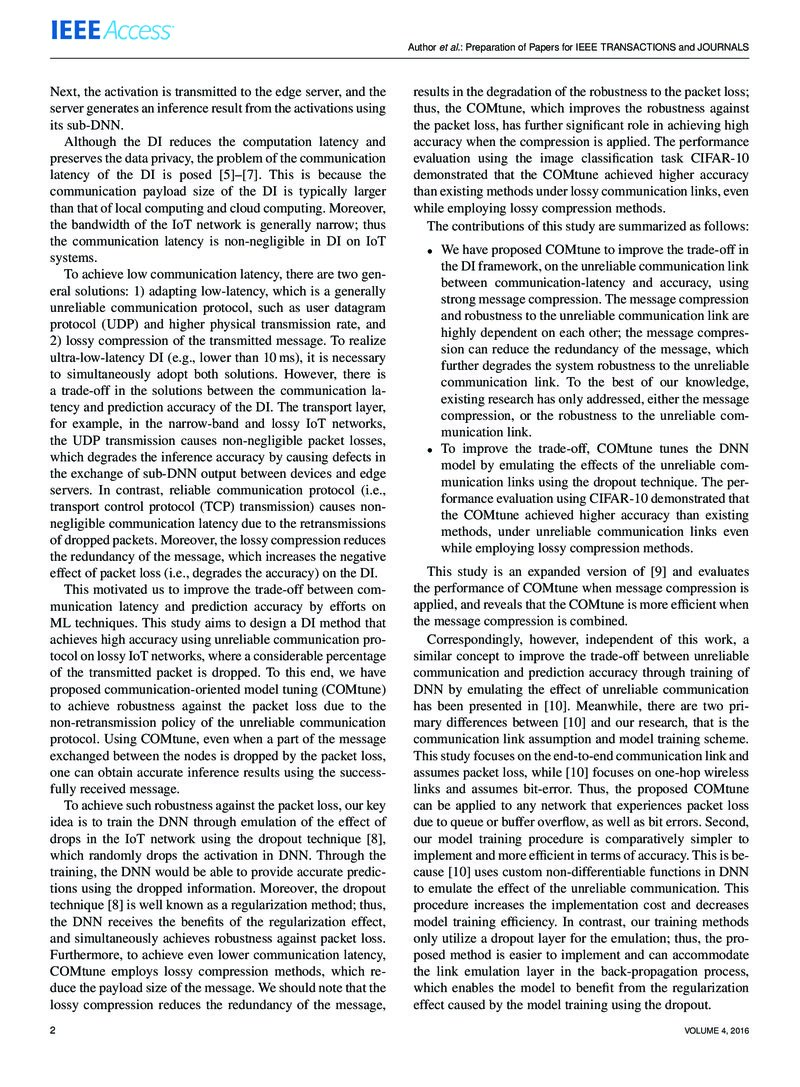 Communication Oriented Model Fine Tuning For Packet Loss Resilient Distributed Inference Under