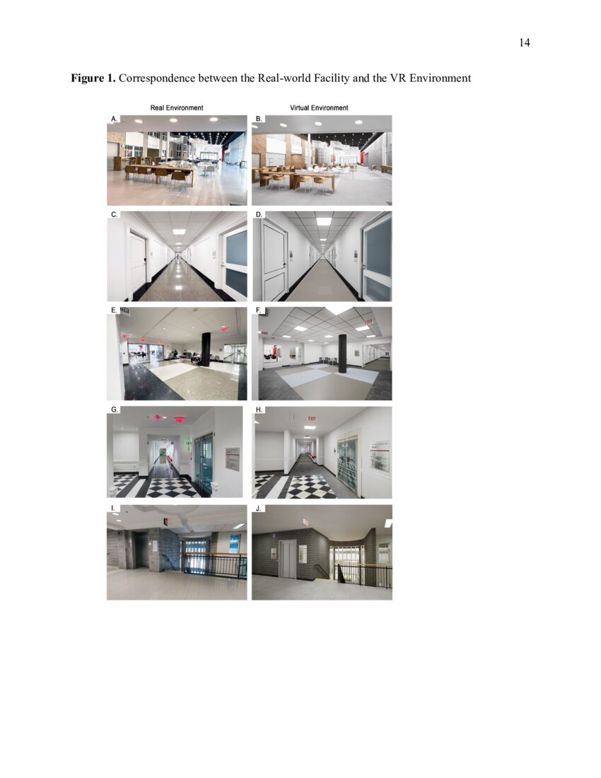 Comparing Spatial Navigation and Human Environment Interaction in Virtual Reality vs. Identical ...