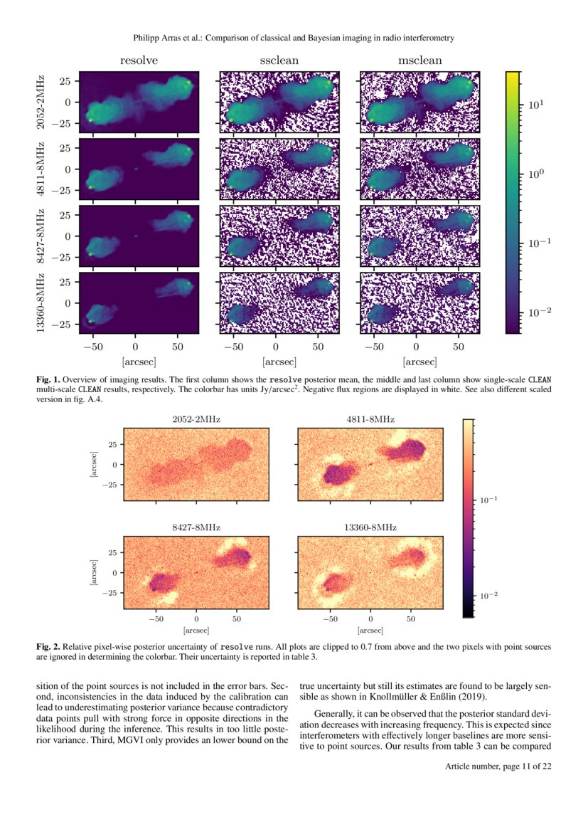 Comparison of classical and Bayesian imaging in radio interferometry ...